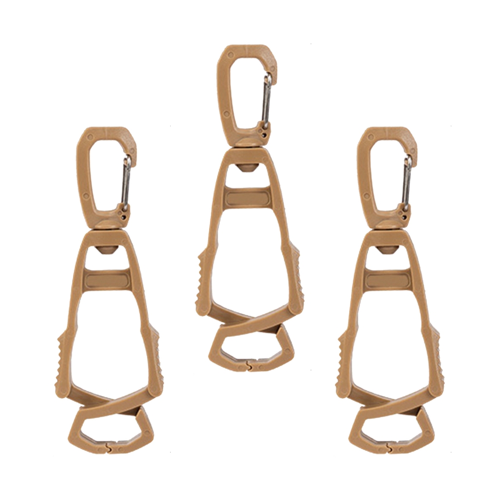 Pack of 3 Plastic Glove Grabber Clip Interlocking Design for Safety ...