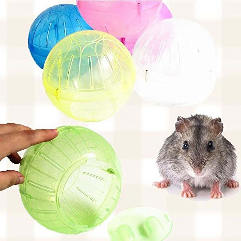 Pack of 3 Plastic Mini 4 inch Small Run Exercise Ball for Cute Hamster ...