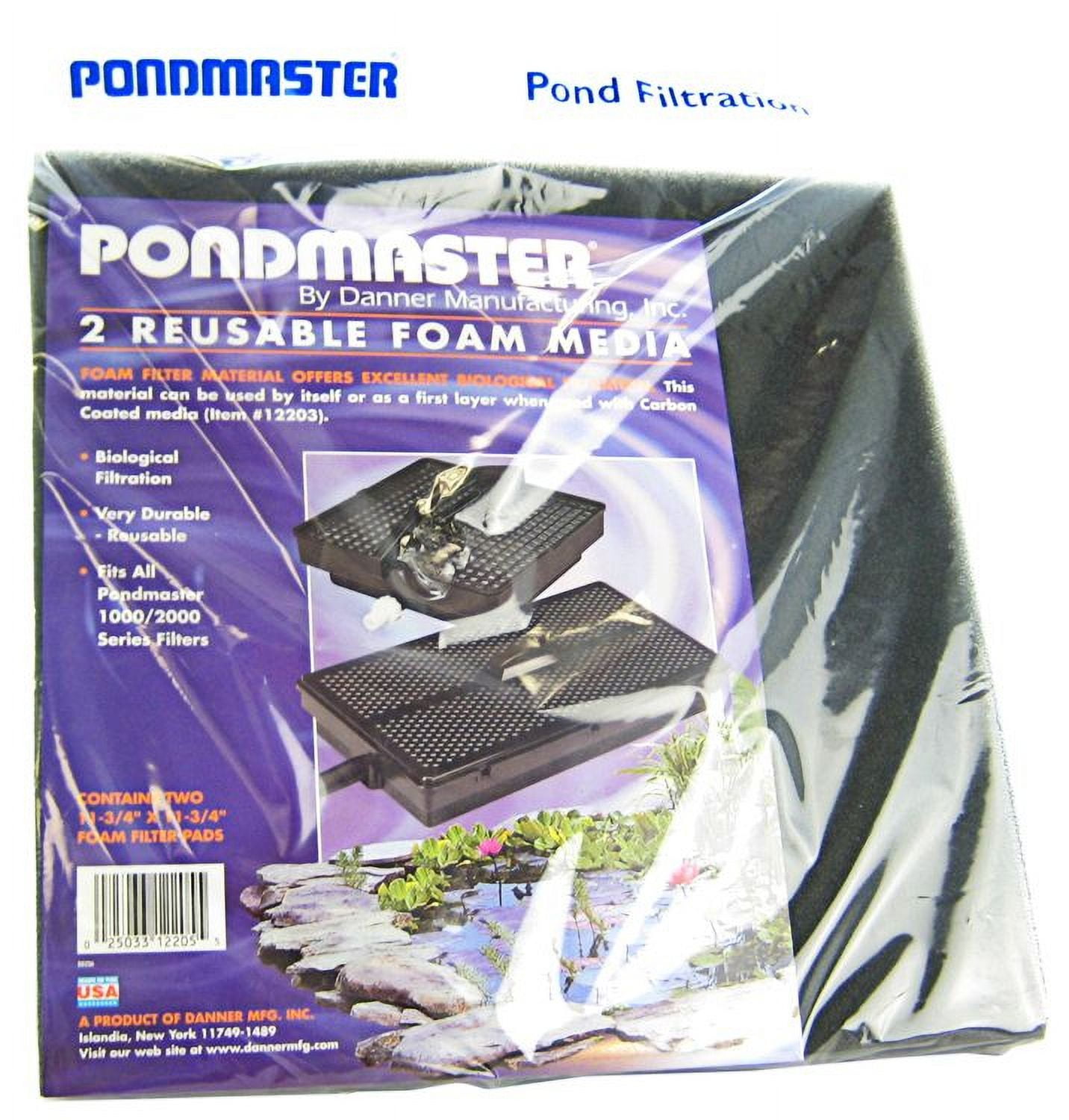 [Pack of 3] Pondmaster Reusable Foam Filter Pads 2 count - Walmart.com