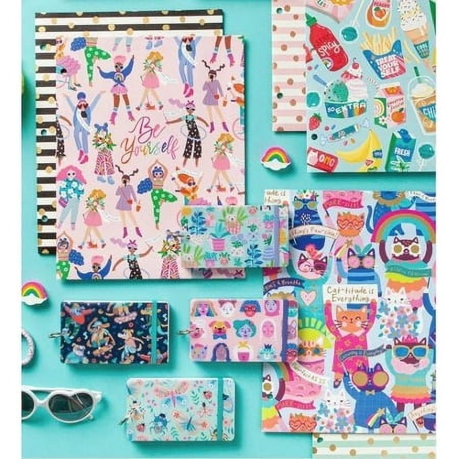 Pack of 3 Portfolio Folders in Creative Cute Designs 3-Hole Punched 2 ...