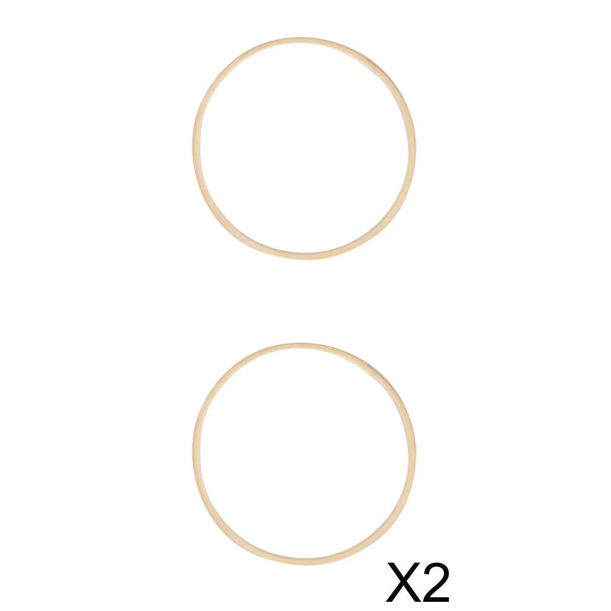 Pack of 3 Round Embroidery Hoops Circular Macrame for Craft Handy Sewing Stitch Wedding Party ...