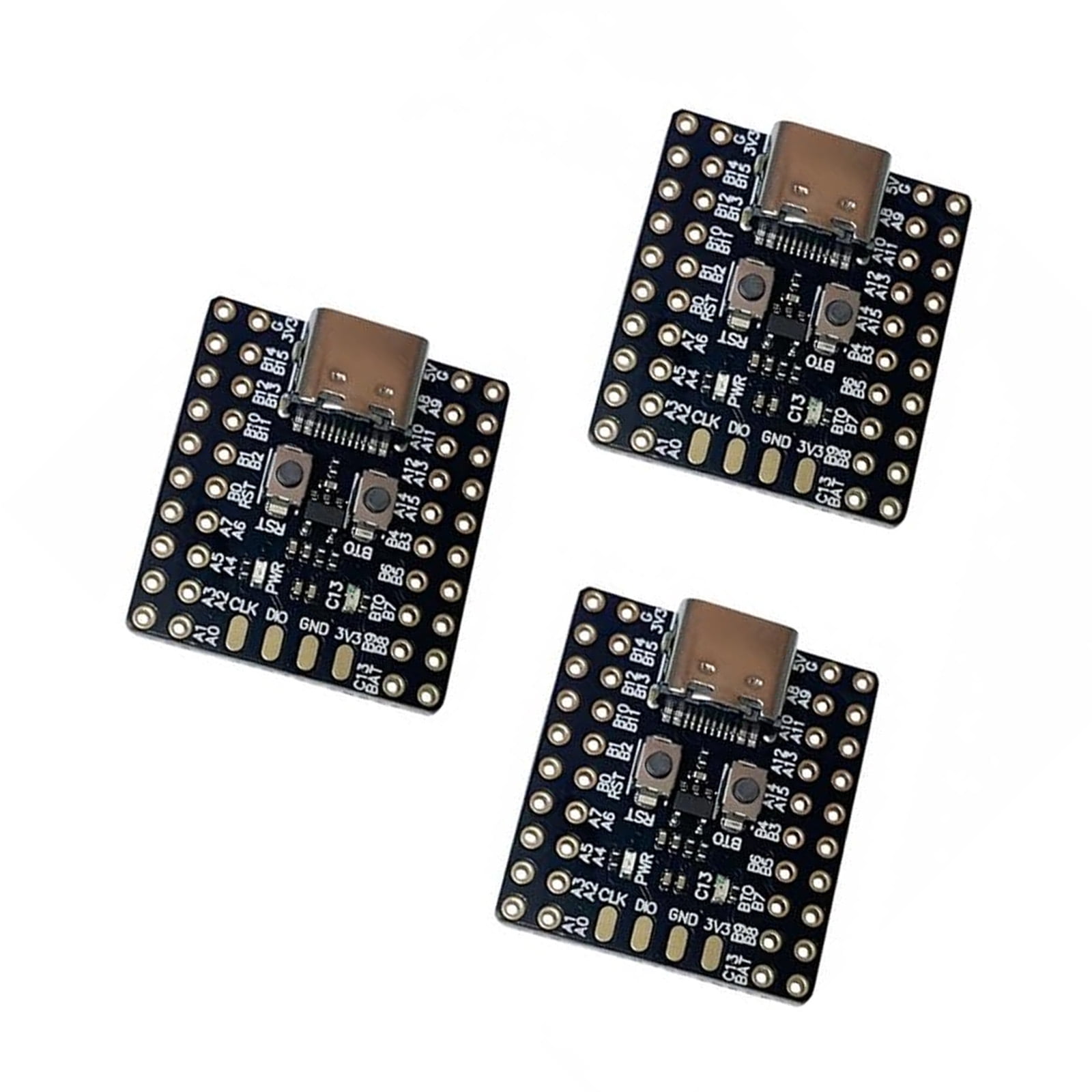 Pack of 3 STM32F103C8T6 ARM Cortex Development Boards USB Interfaces ...
