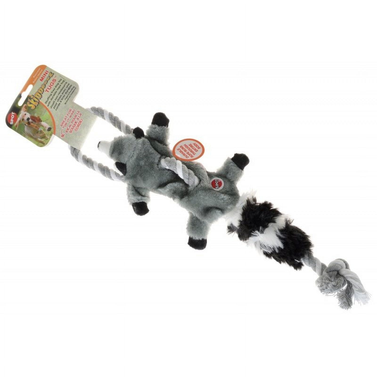 [Pack of 3] Skinneeez Raccoon Tug Dog Toy 1 count - Walmart.com
