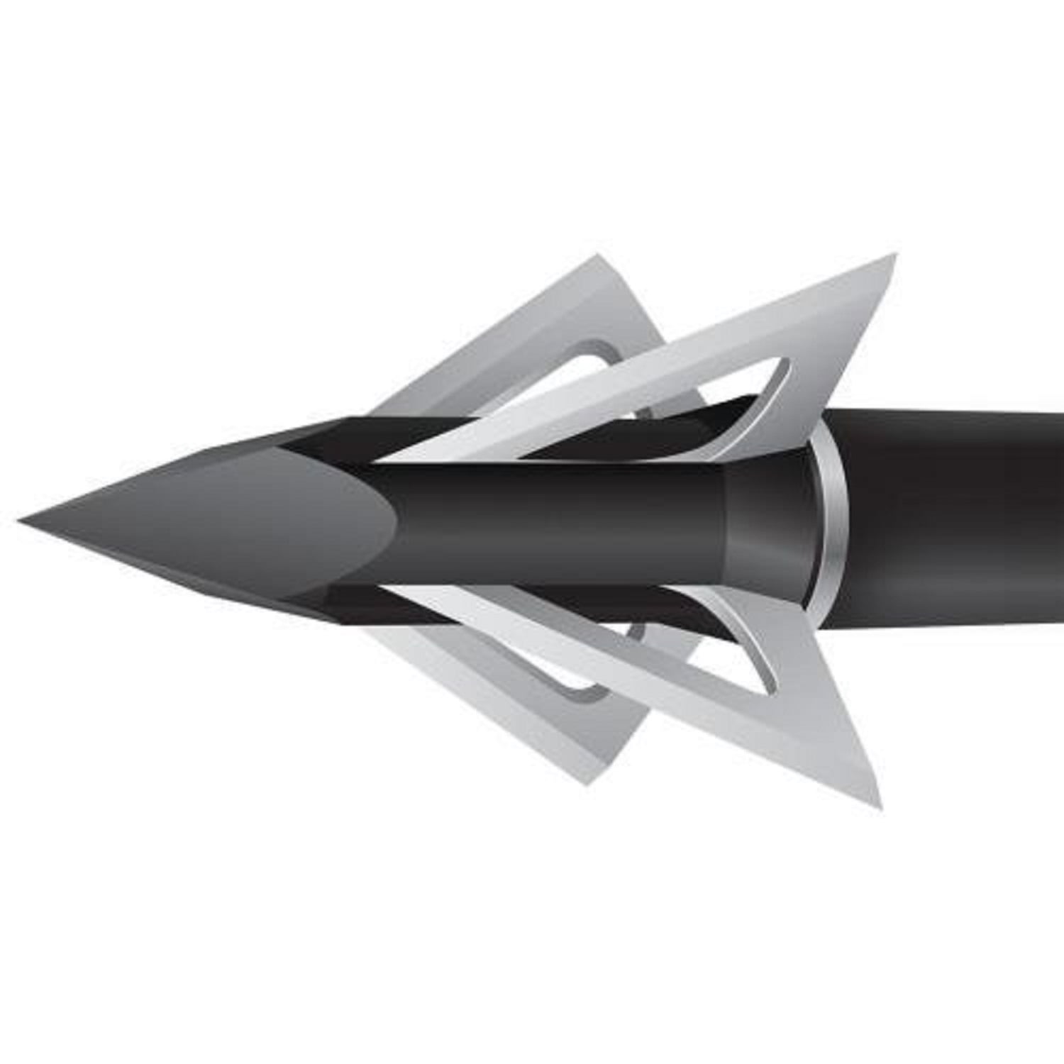 (Pack of 3) Slick Trick Broadheads, 1" Standard, 125 Grain, Stainless ...