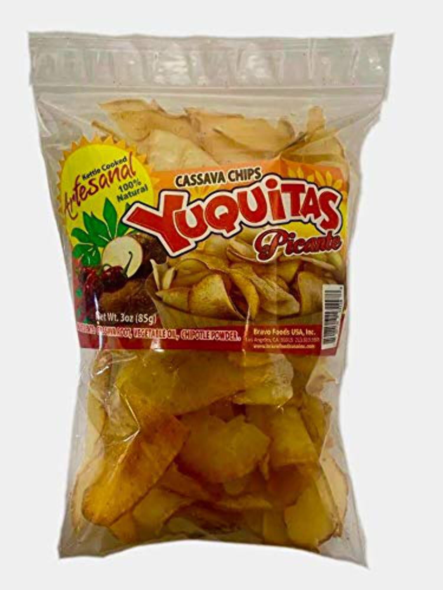 Pack of 3 Spicy Yuquitas – Yuca Chips - Walmart.com