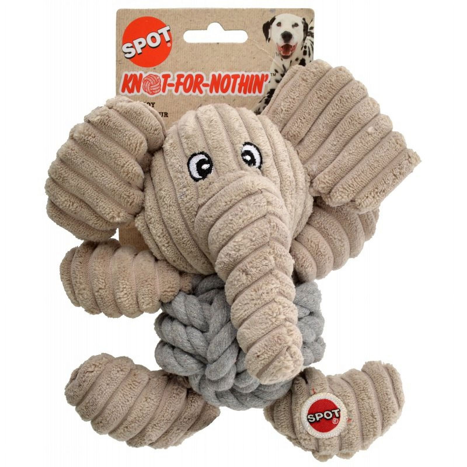 [Pack of 3] Spot Knot for Nothin Squeak Dog Toy Assorted Styles 1 count ...