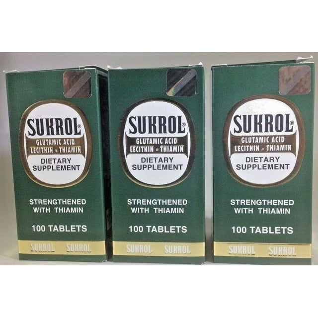 Sukrol Health Dietary Supplement - Pack of 3, 100 Tablets Each ...