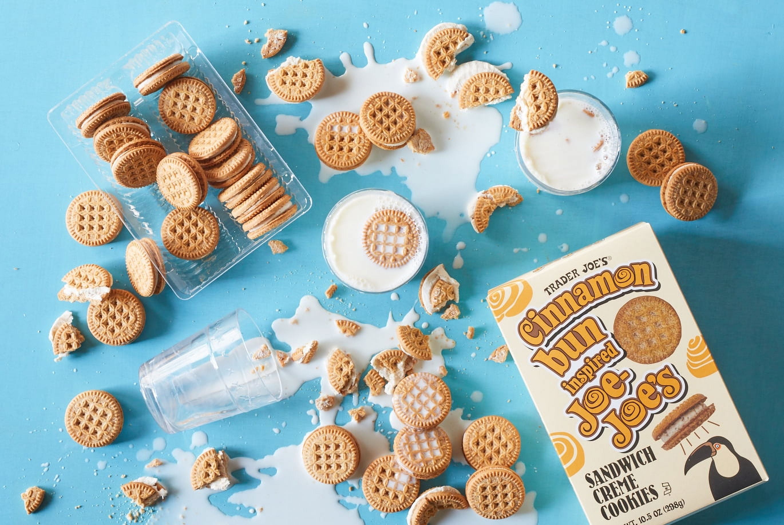 Pack of 3 - TJs Cinnamon Bun Inspired Joe-Joe's Sandwich Creme Cookies ...