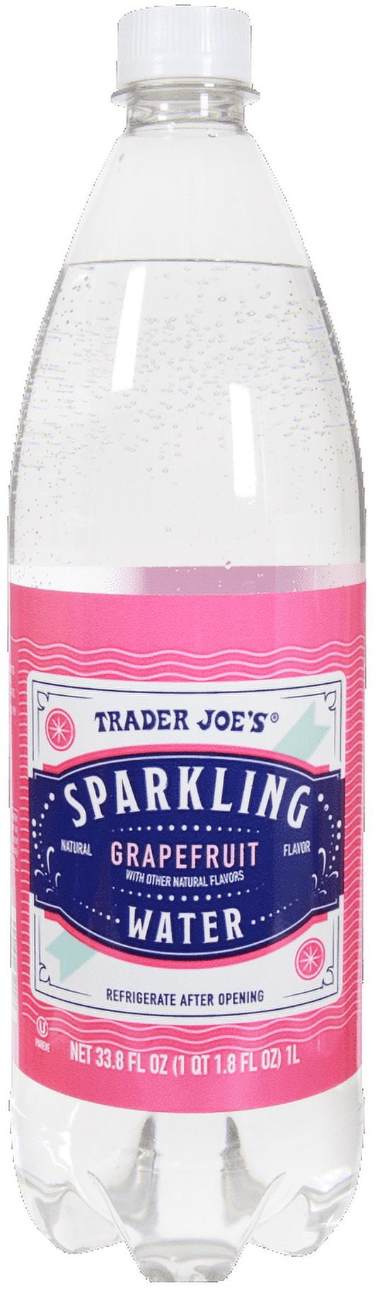 Pack of 3 - TJs Grapefruit Sparkling Water 1 L - Walmart.com