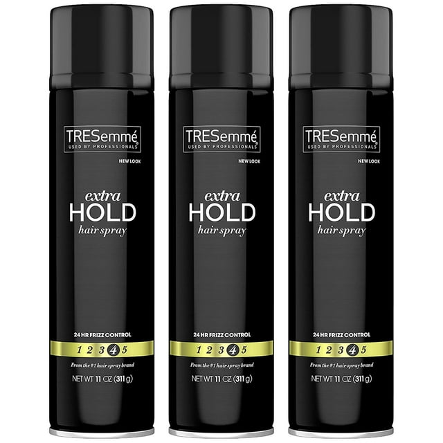 TRESemme Extra Hold Hair Spray (Pack of 3), Anti-Frizz, Humidity ...