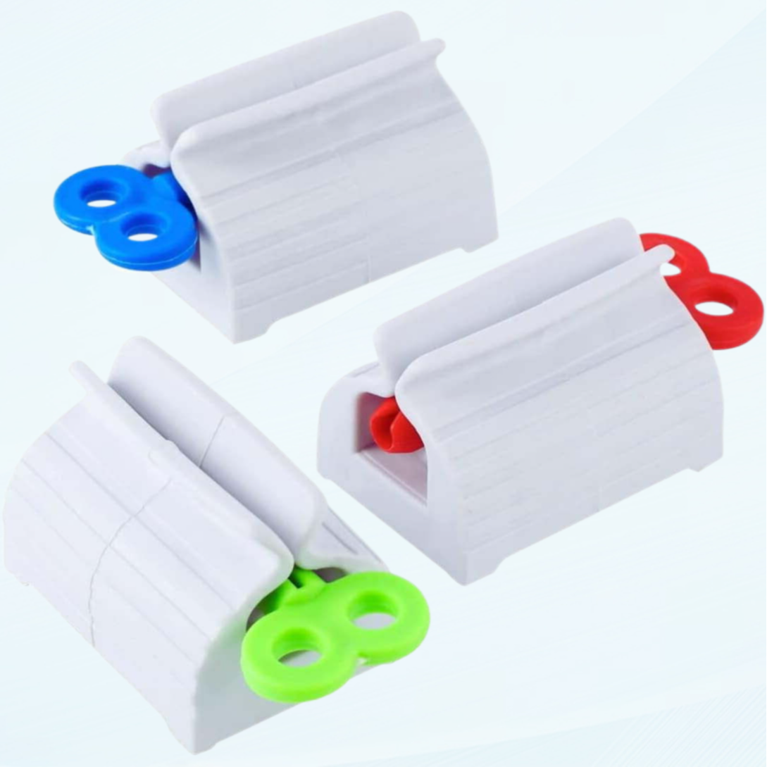 Pack of 3 Toothpaste Squeezer - Rolling Tube Squeezer & Toothpaste Holder, Easy Squeeze and ...