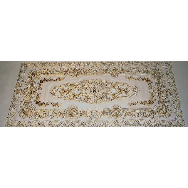 Pack of 3 Vinyl Table Runner, Placemat, Dresser or Nightstand Scarf ...