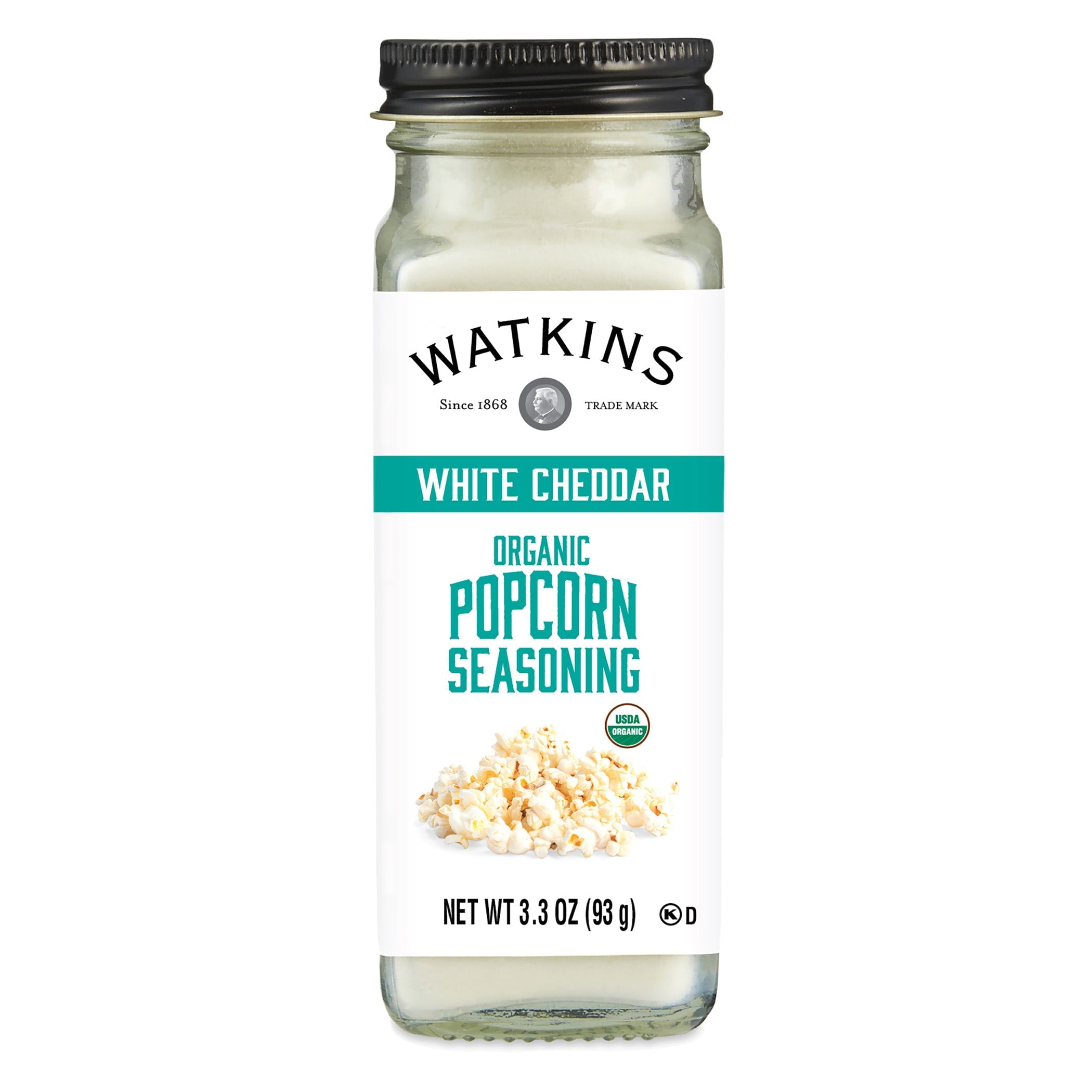 (Pack of 3), Watkins Organic White Cheddar Popcorn Seasoning, 3.3 oz ...