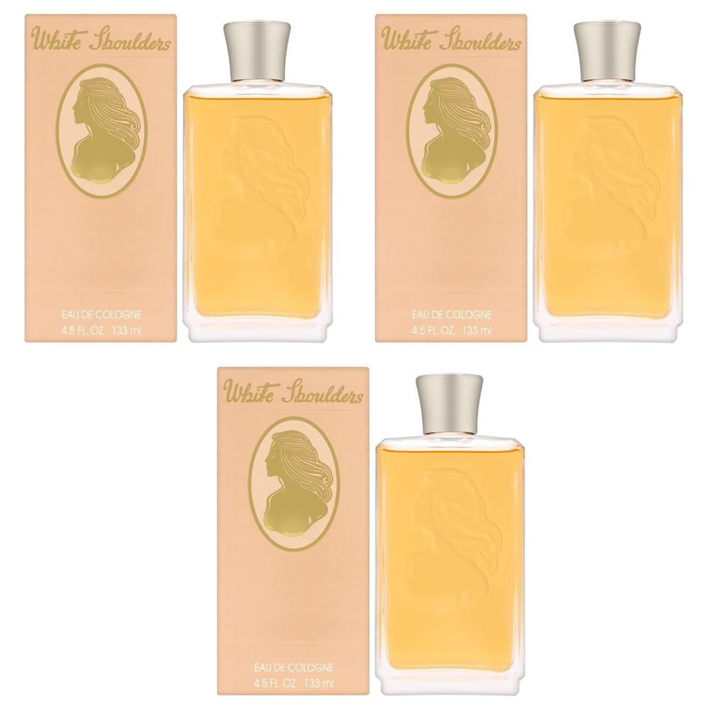 Pack of (3) White Shoulders By Evyan For Women. Eau De Cologne 4.5 oz ...