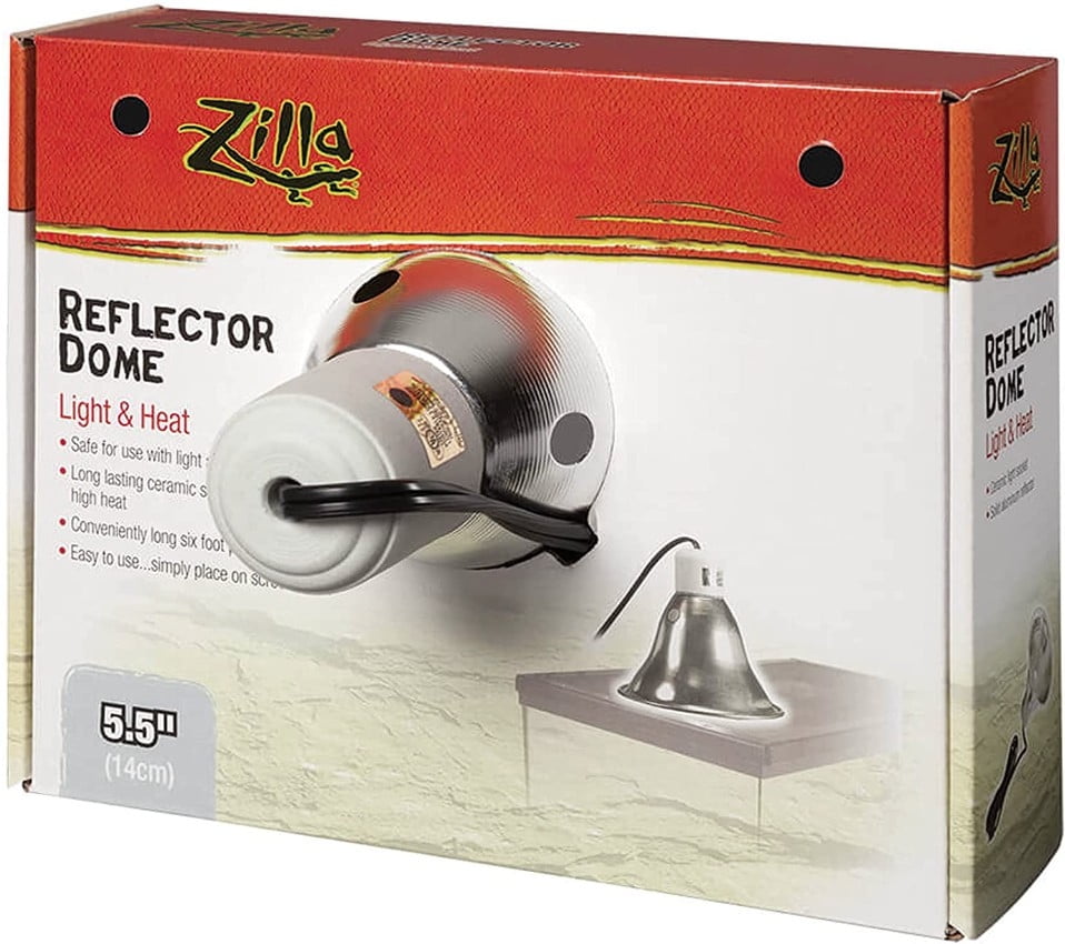 [Pack of 3] Zilla Reflector Dome with Ceramic Socket 60 watt - Walmart.com