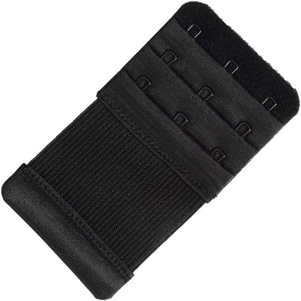 Pack of 3 bra extensions, bra extenders, elastic band,Black - Walmart.com