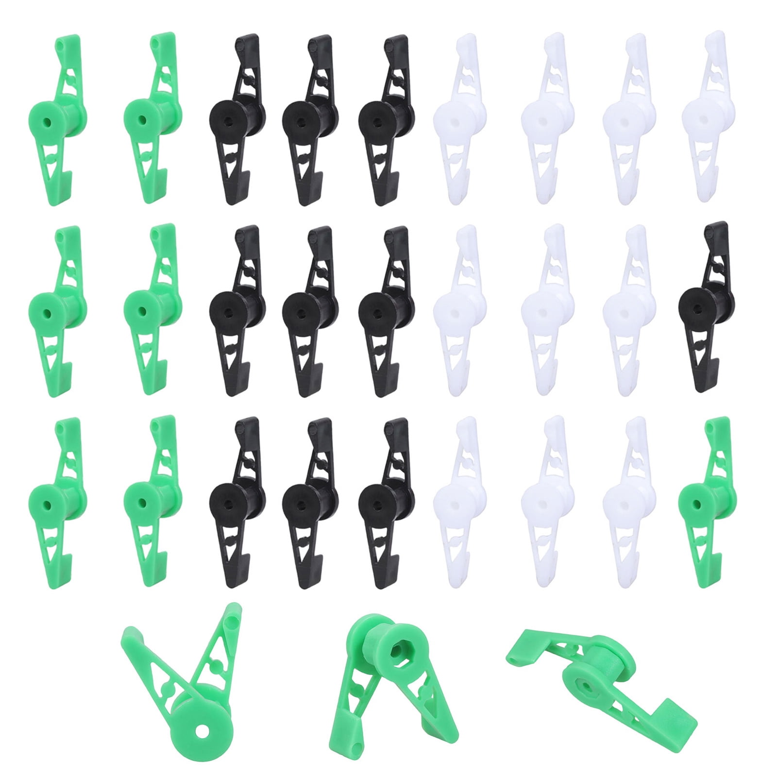 Pack of 30 Adjustable Plant Training Clips 360 Degree Bendable Stem ...