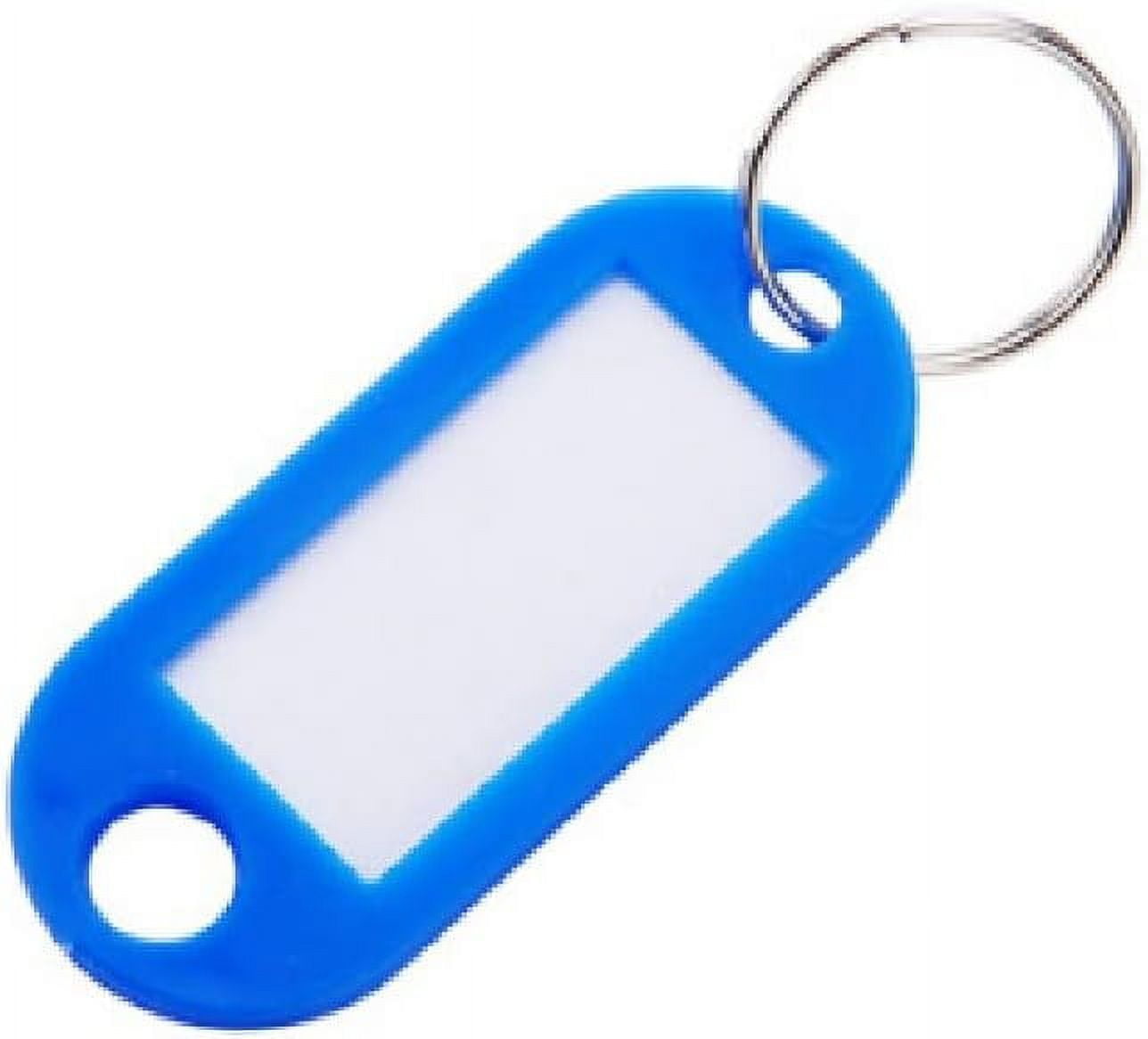 Pack of 30 Plastic Key Fobs Writeable Key Tags, luggage tag tag, pet ...