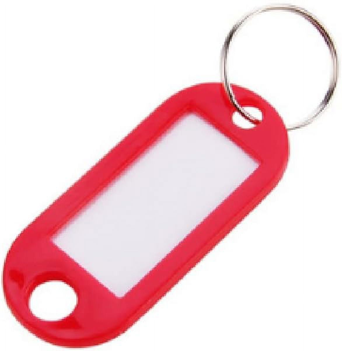 Pack of 30 Plastic Key Fobs Writeable Key Tags, luggage tag tag, pet ...