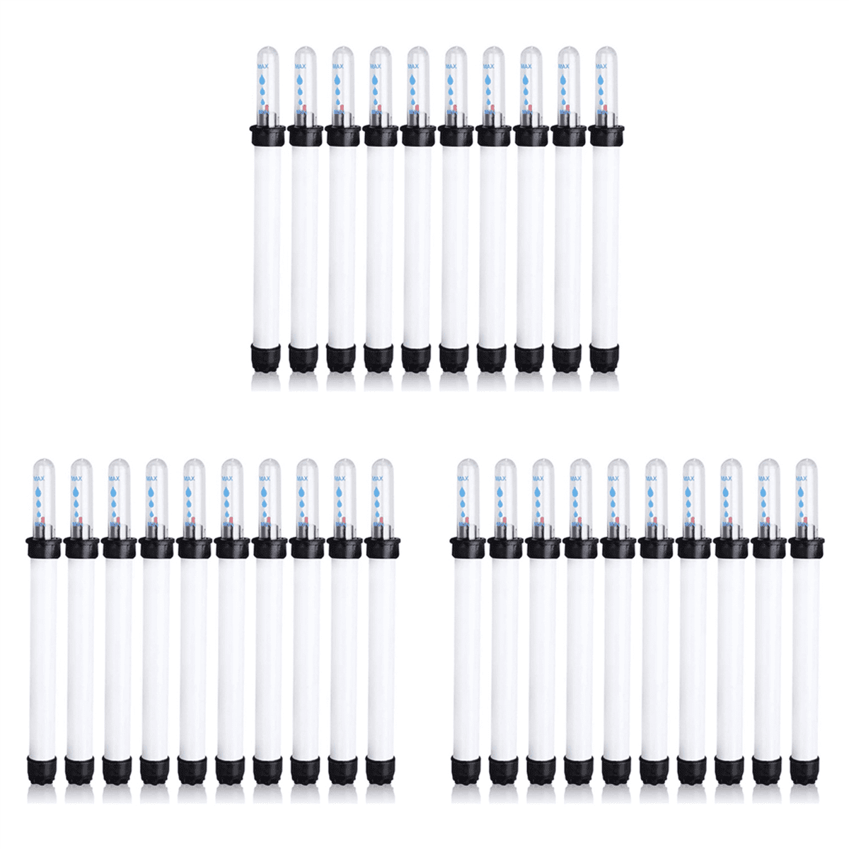 Pack of 30 Soil Moisture Meter, 20 cm Plant Water Level Indicator ...