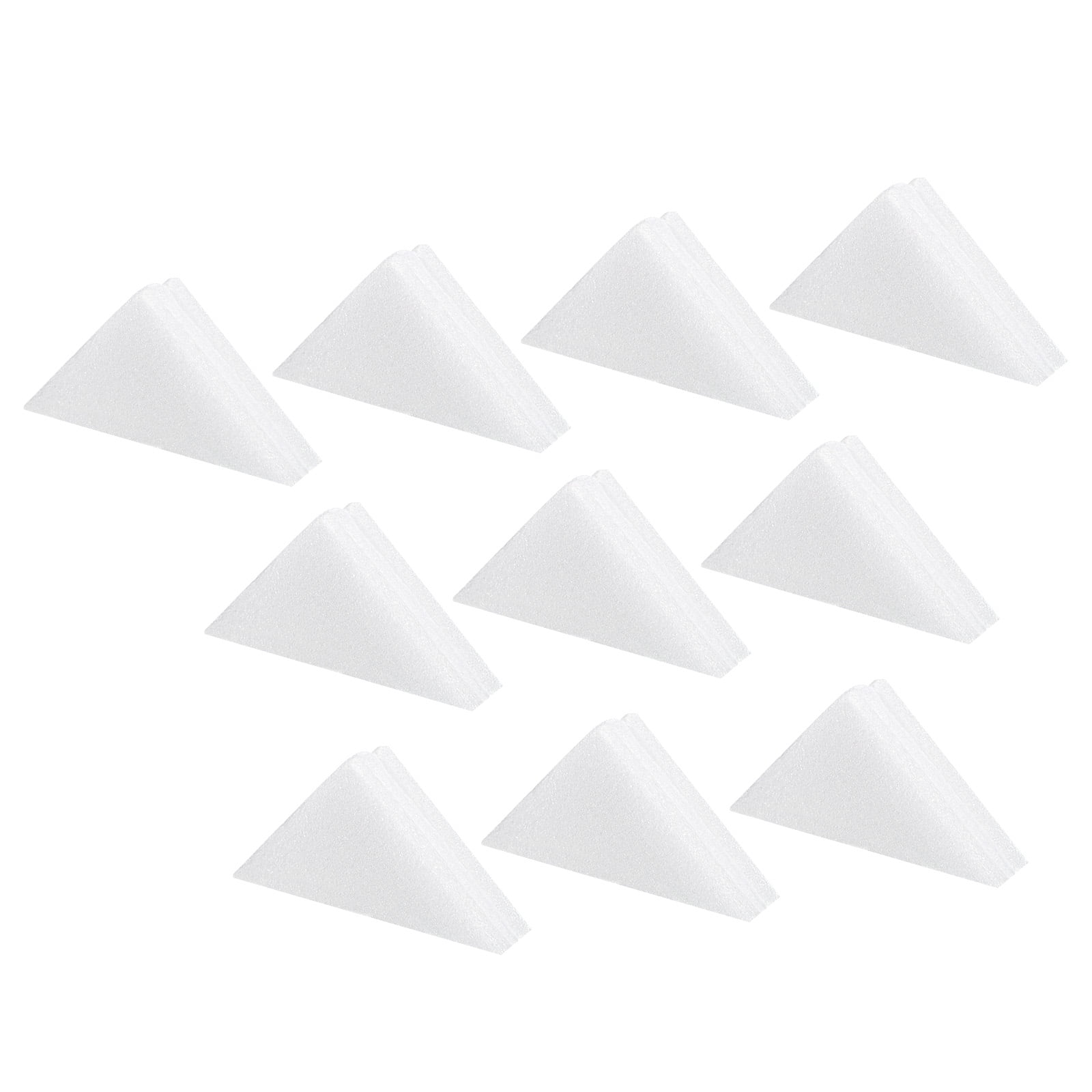 Pack of 30 Triangle Corner Protector 3.9x3.9x1.2 Inch Hollow Edges ...