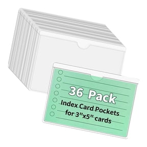Clear Adhesive Pockets