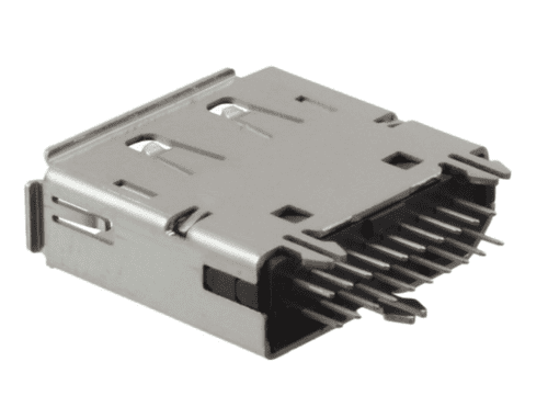 Pack of 4 2041441-1 Conn Display Port RCP 20 POS 0.5mm Solder ST Thru ...