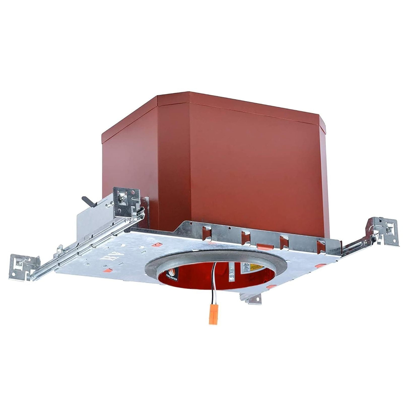 Pack of 4, 4" LED Fire Rated Housing New Construction Recessed Can, UL ...