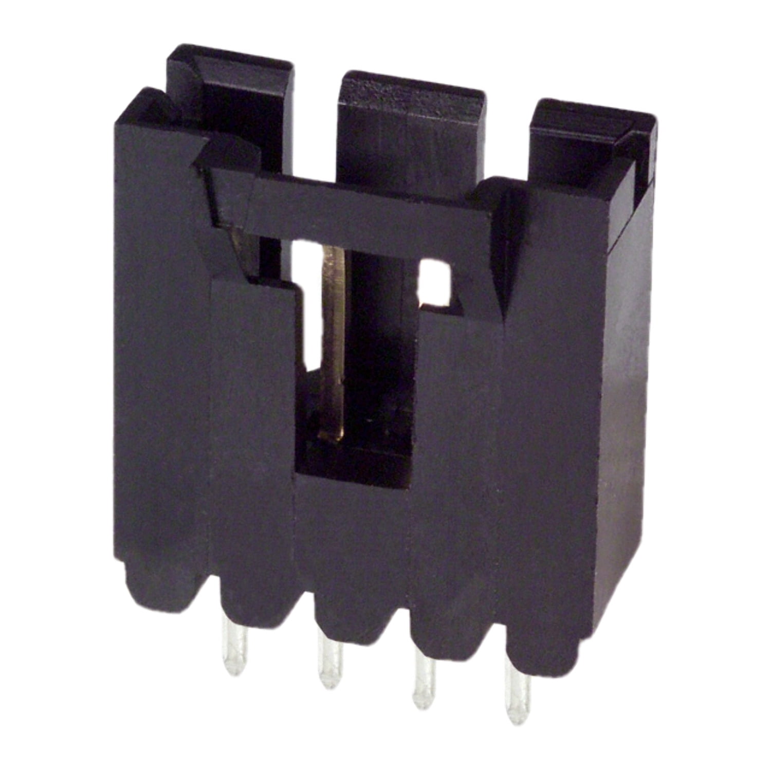 Pack of 4 5-103735-3 Conn Shrouded Header (4 Sides) HDR 4 POS 2.54mm ...