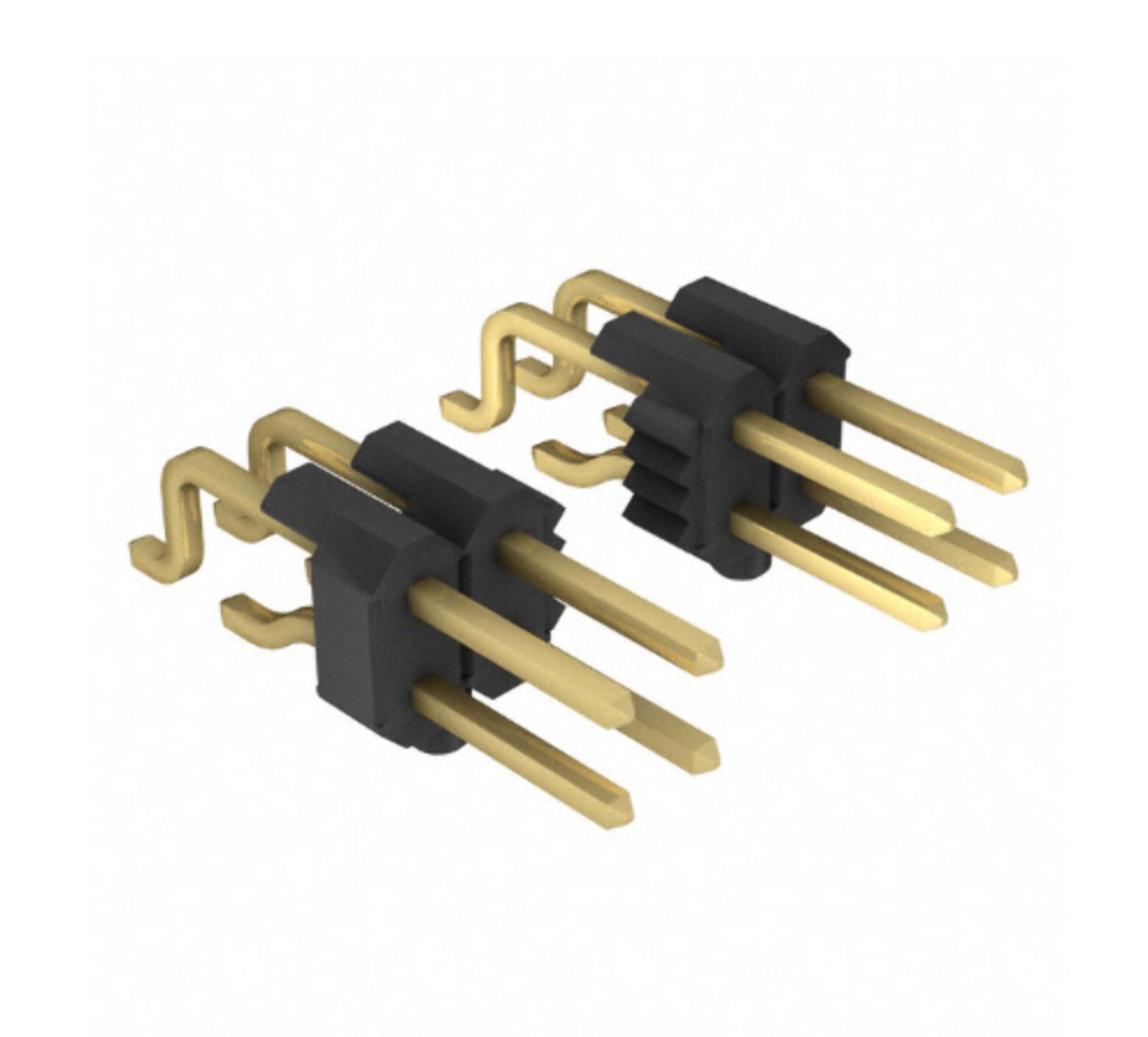 Pack of 4 610116249121 Connector Header Surface Mount, Right Angle 16 ...