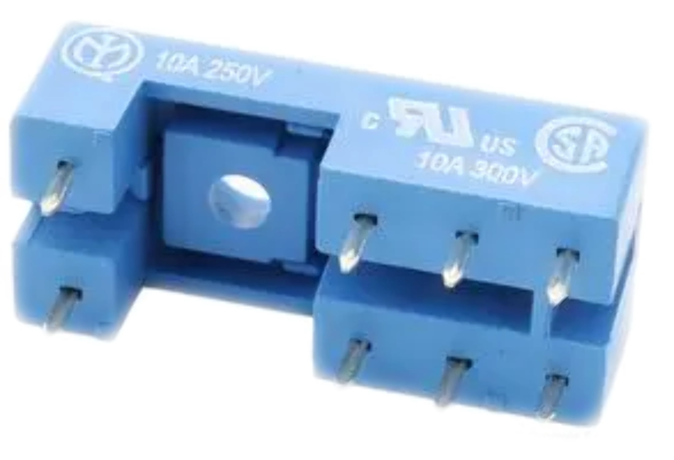 Pack of 4 95.15.2 Relay Socket 10A 250VAC Through Hole :RoHS - Walmart.com
