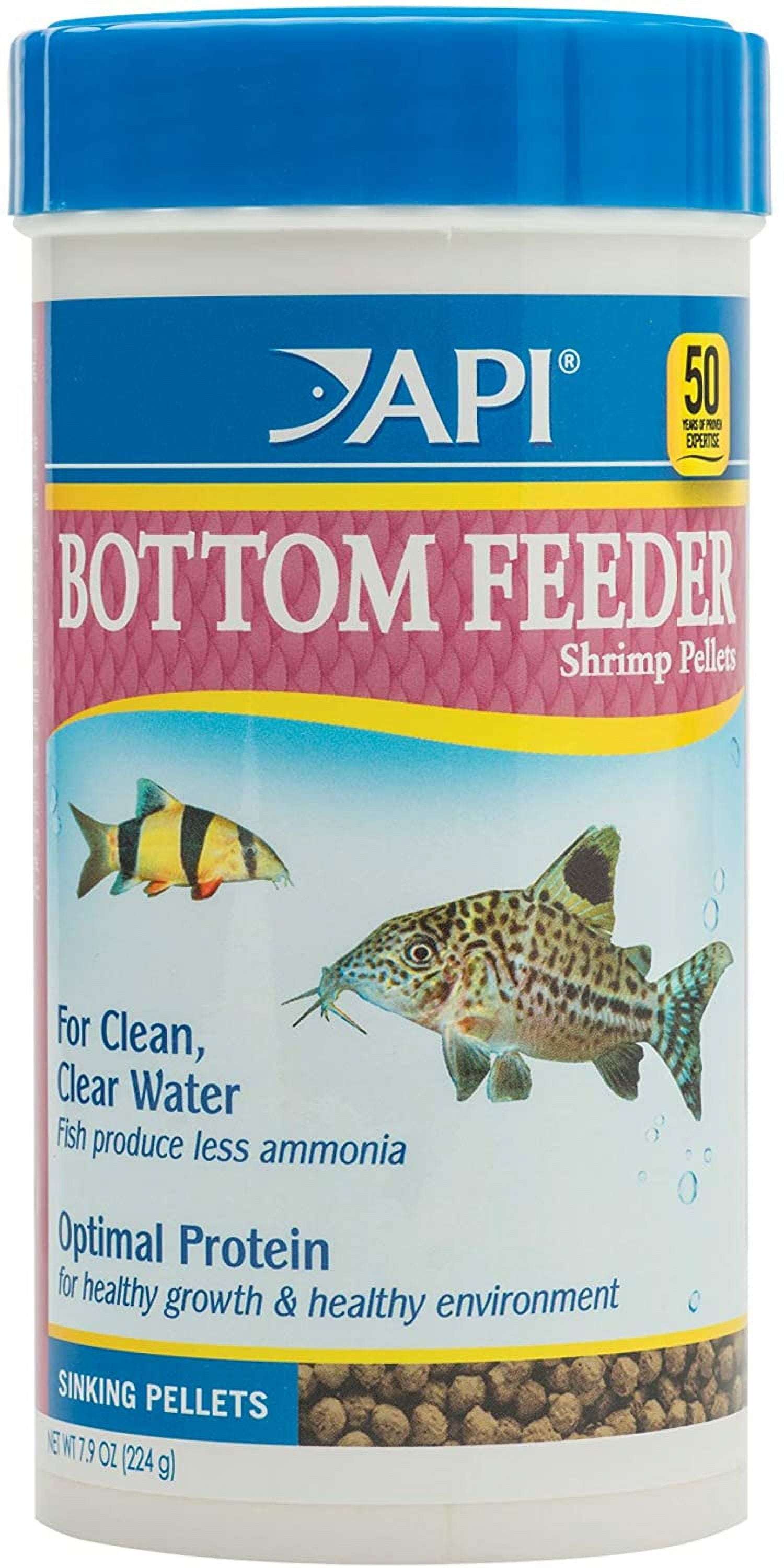 [Pack of 4] API Bottom Feeder Shrimp Pellets Sinking Pellets Fish Food ...