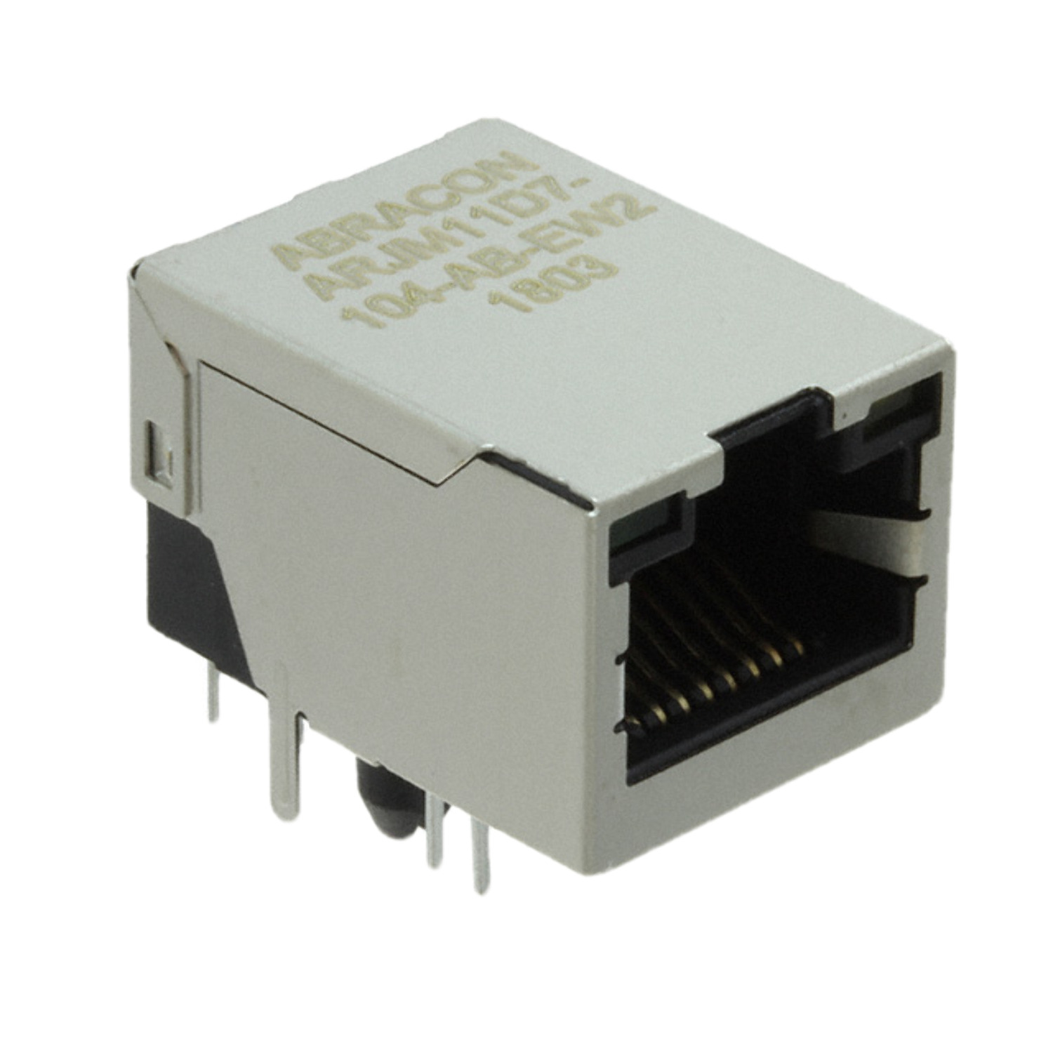 Pack of 4 ARJM11D7-104-AB-EW2 Connector Jack 1 Port 100 Base-T PCB ...