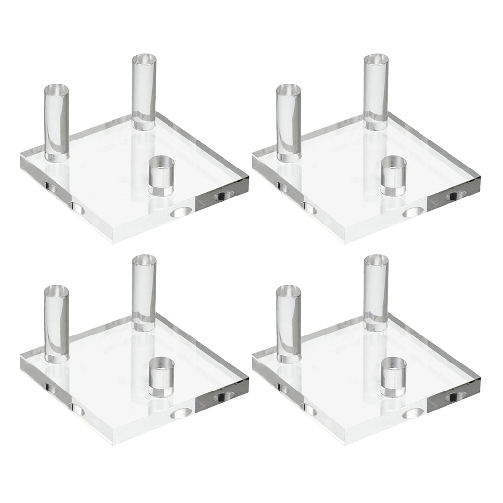 Pack of 4 Acrylic Display Cradles for Artwork and Pottery Minerals ...