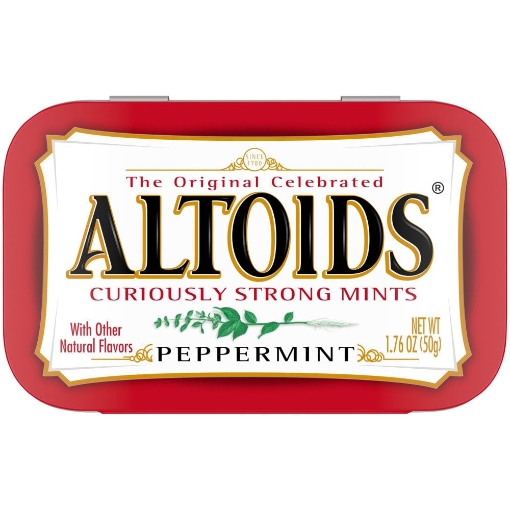 Pack of 4 Altoids Classic Peppermint Breath Mints - 1.76 oz - Package ...