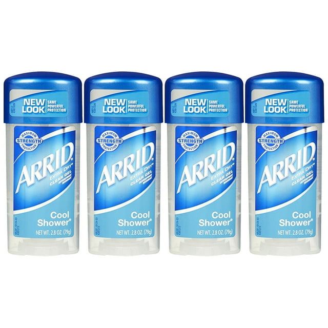 Pack of (4) Arrid Extra Dry Antiperspirant And Deodorant Clear Gel ...