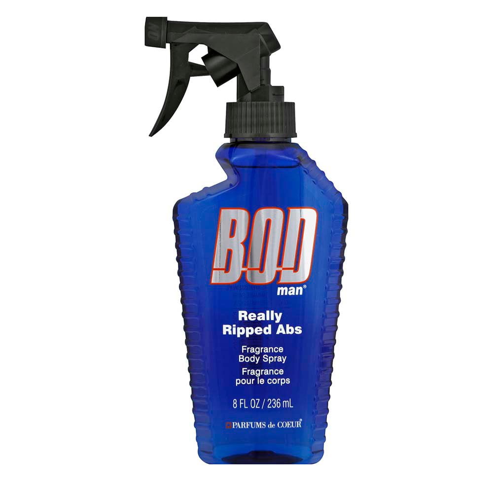Pack of 4 BOD Man Fragrance Body Spray - Really Ripped Abs - 8 oz ...