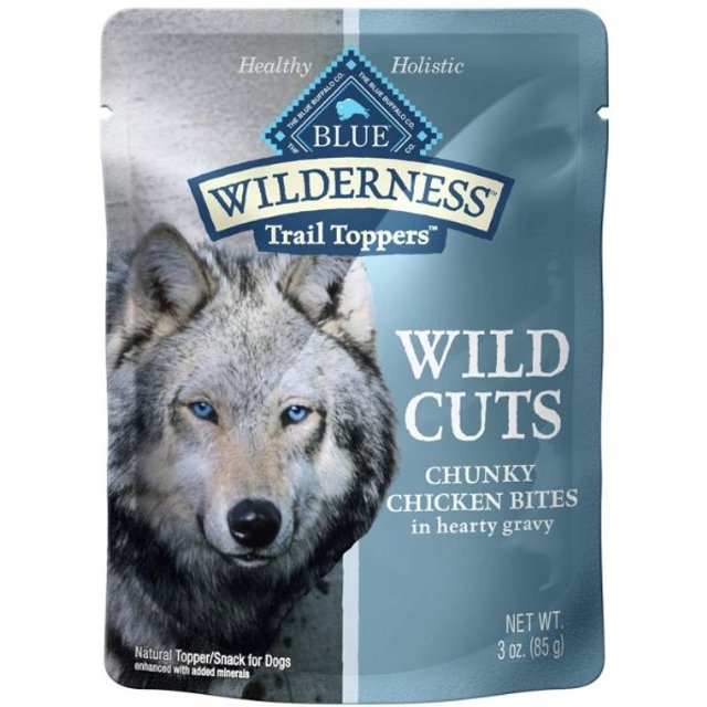 [Pack of 4] Blue Buffalo Wilderness Trail Toppers Wild Cuts Chicken in ...