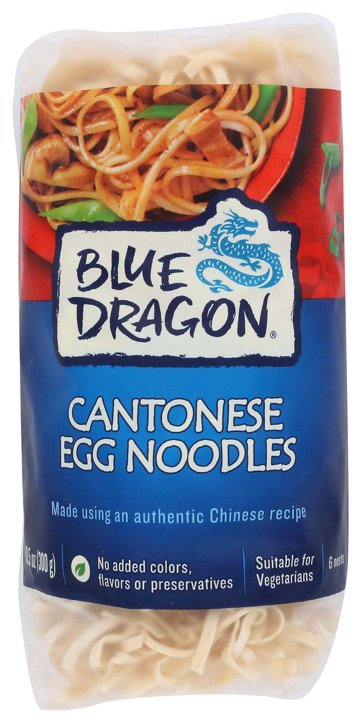 Pack of 4, Blue Dragon Cantonese Egg Noodles, 10.58 oz - Walmart.com