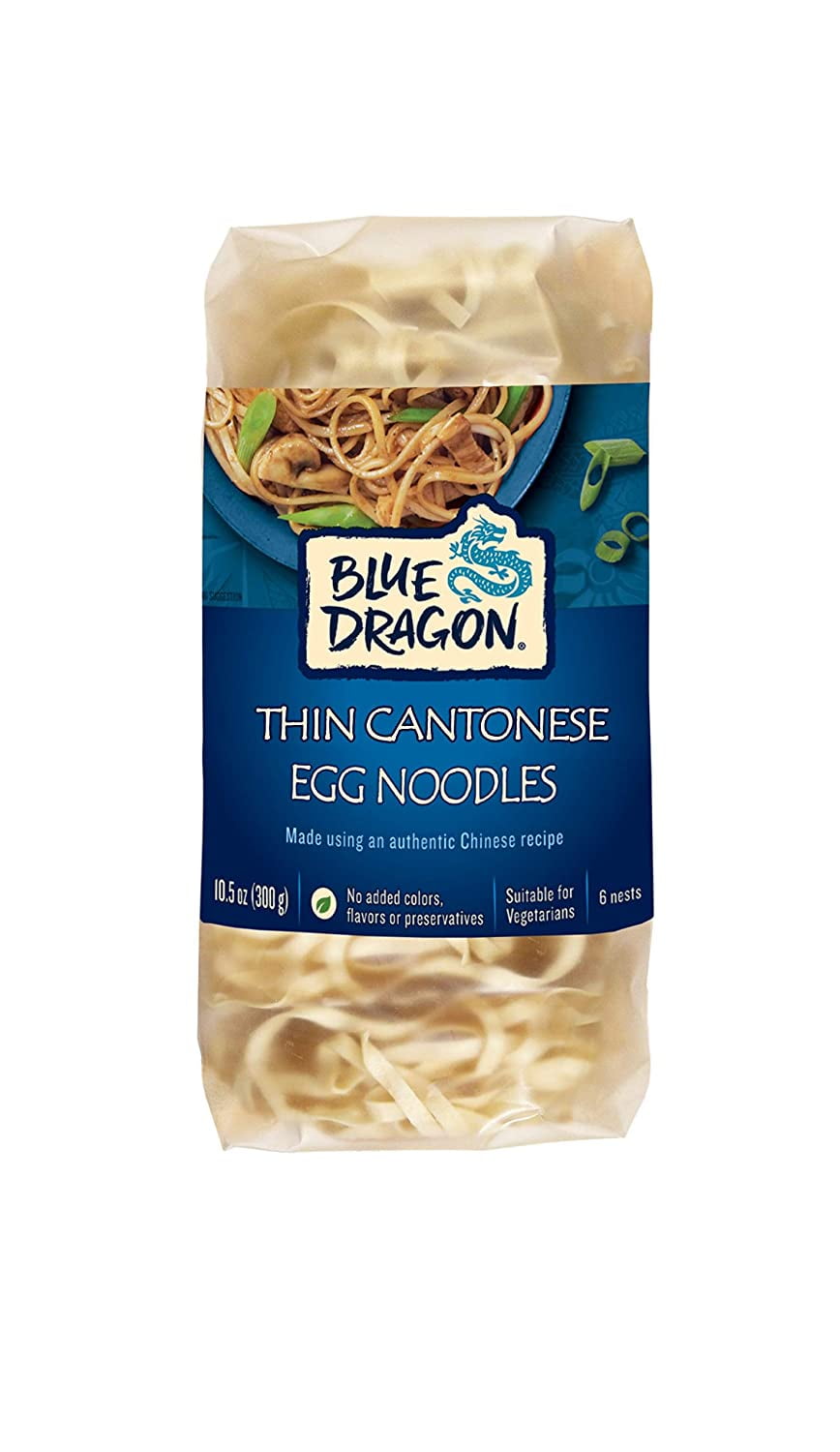 (Pack of 4), Blue Dragon Thin Cantonese Egg Noodles, 10.58 oz - Walmart.com