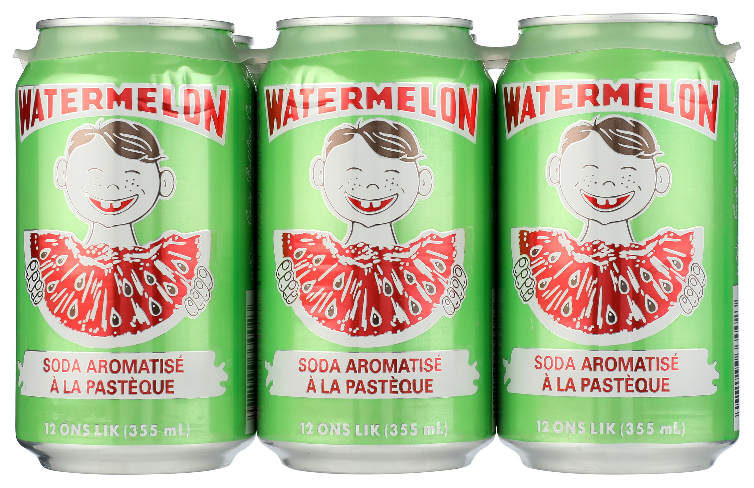 Pack of 4, Cawy Watermelon Soda,6 cans - 72 fl oz - Walmart.com