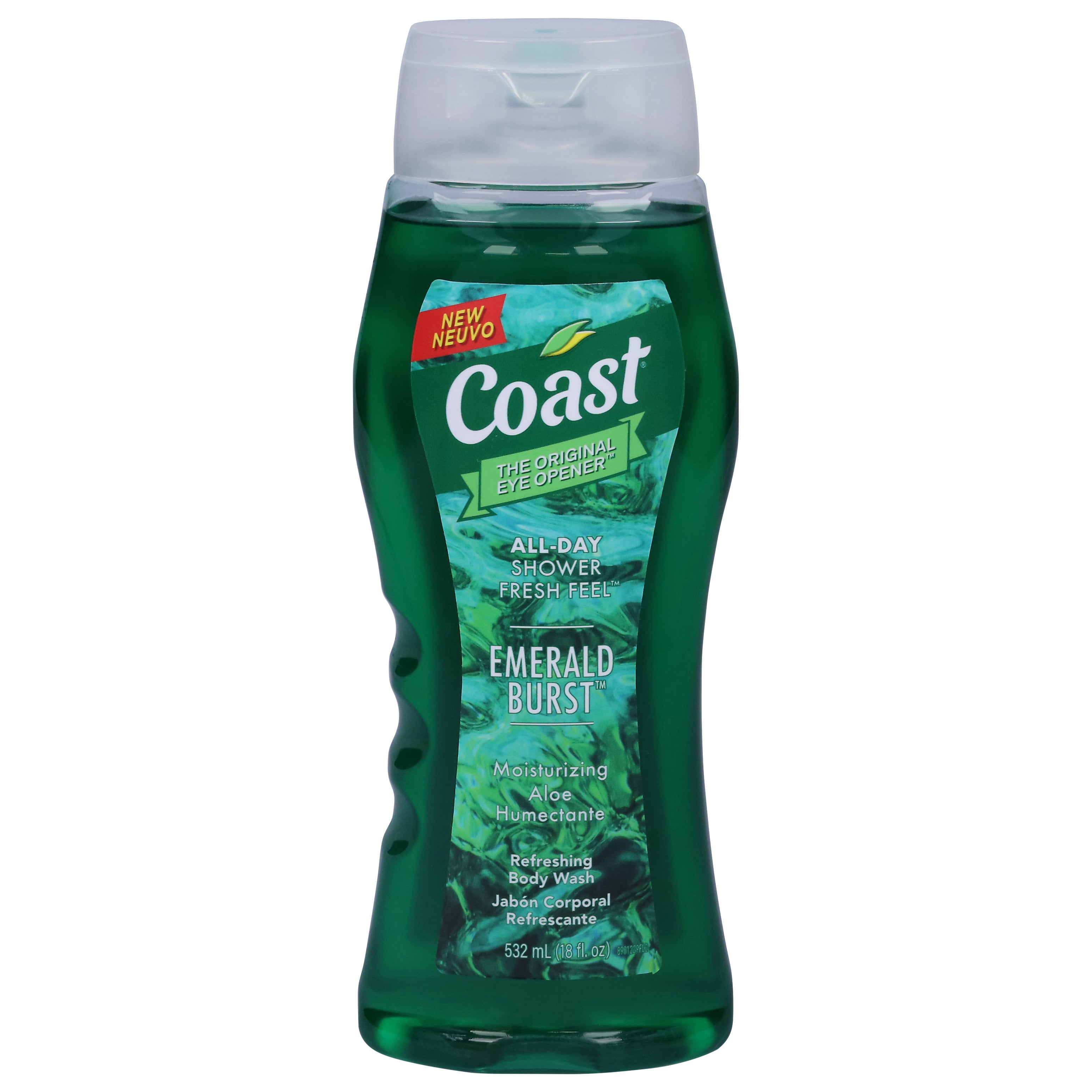 Pack of 4 Coast Body Wash - Emerald Burst - 18 oz - Package may vary ...