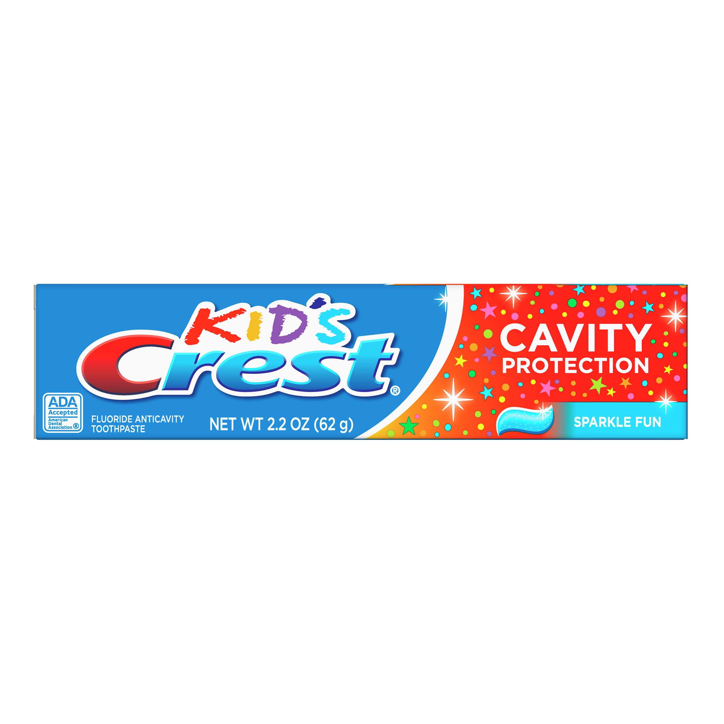 Pack of 4 Crest Kid's Cavity Protection Toothpaste - Sparkle Fun - 2.2 ...