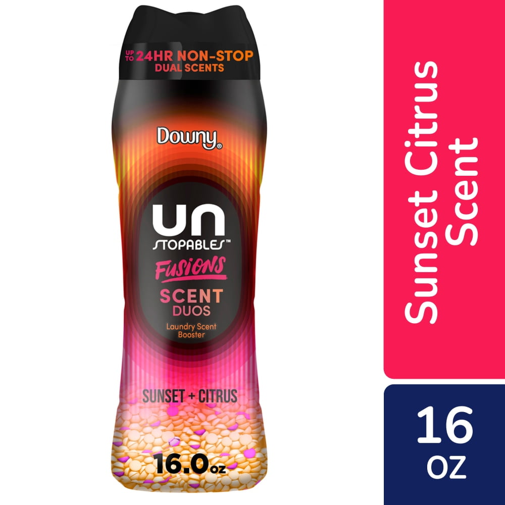 Pack of 4 Downy Unstopables Fusions In-Wash Laundry Scent Booster Beads ...