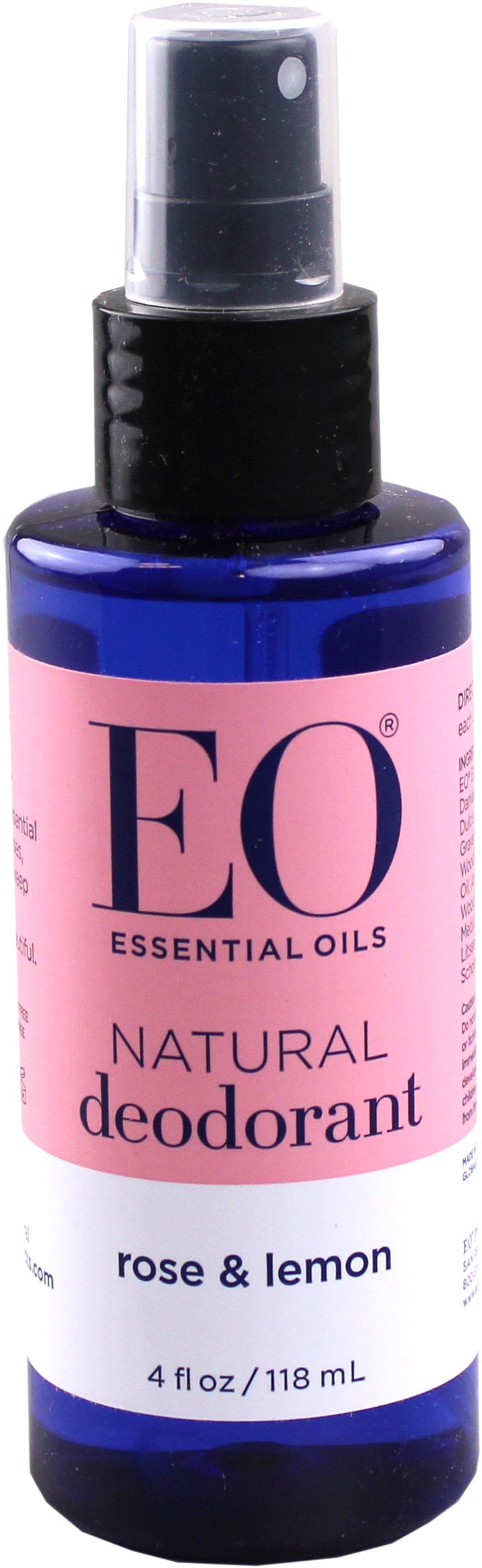 Pack of 4 EO Deodorant Spray Rose Lemon - 4 oz - Package may vary ...