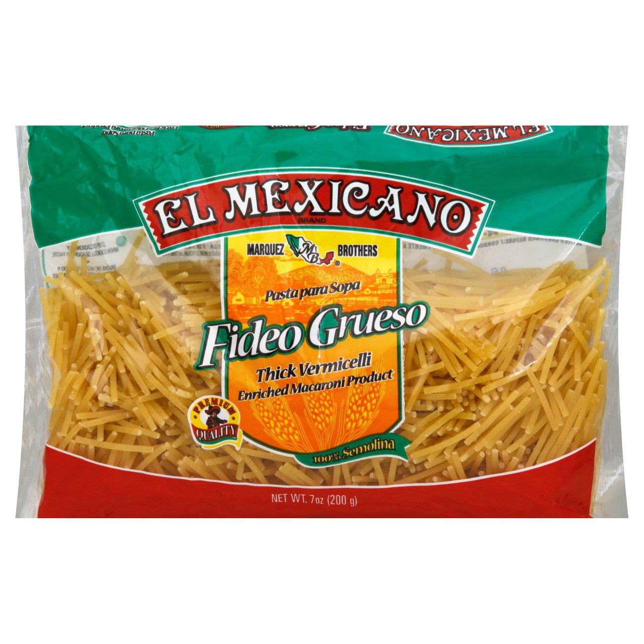 Pack of 4 El Mexicano Fideo Grueso - 7 oz - Package may vary - Walmart.com
