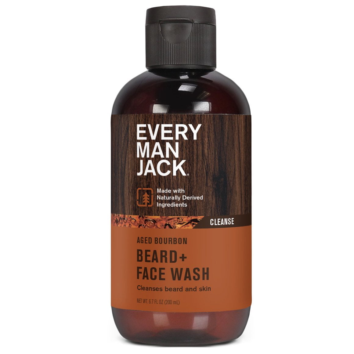 Pack of 4 Every Man Jack Aged Bourbon Beard & Face Wash - 6.7 oz ...