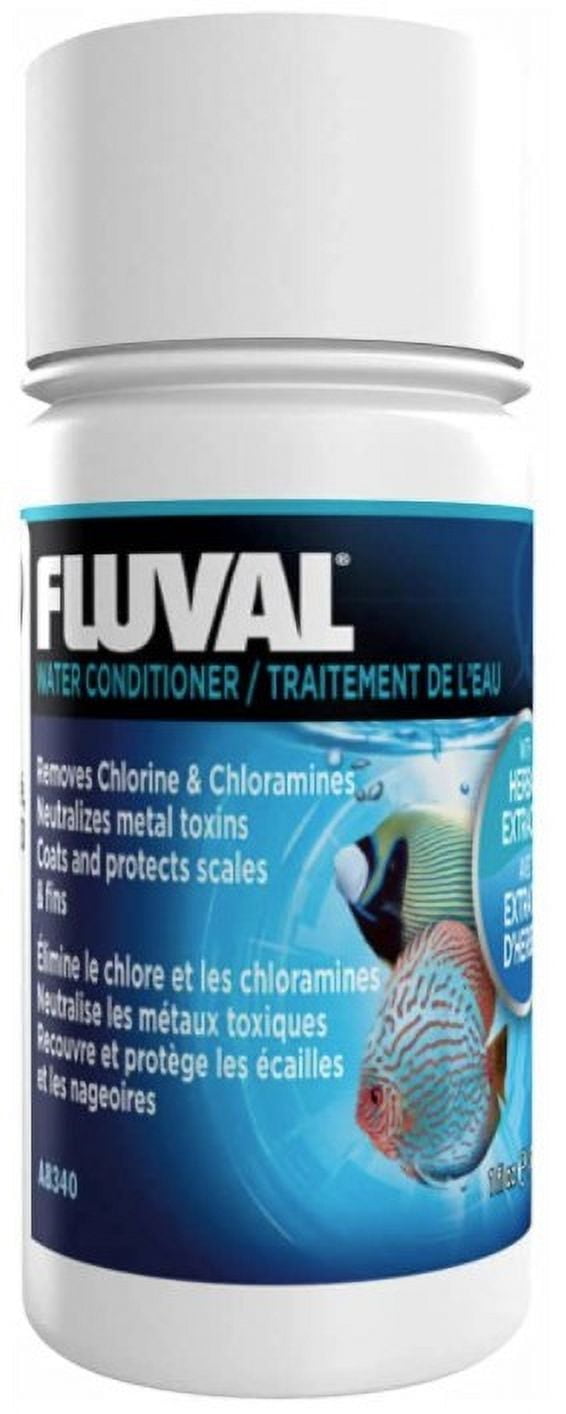 [Pack of 4] Fluval Aqua Plus Tap Water Conditioner with Herbal Extracts ...