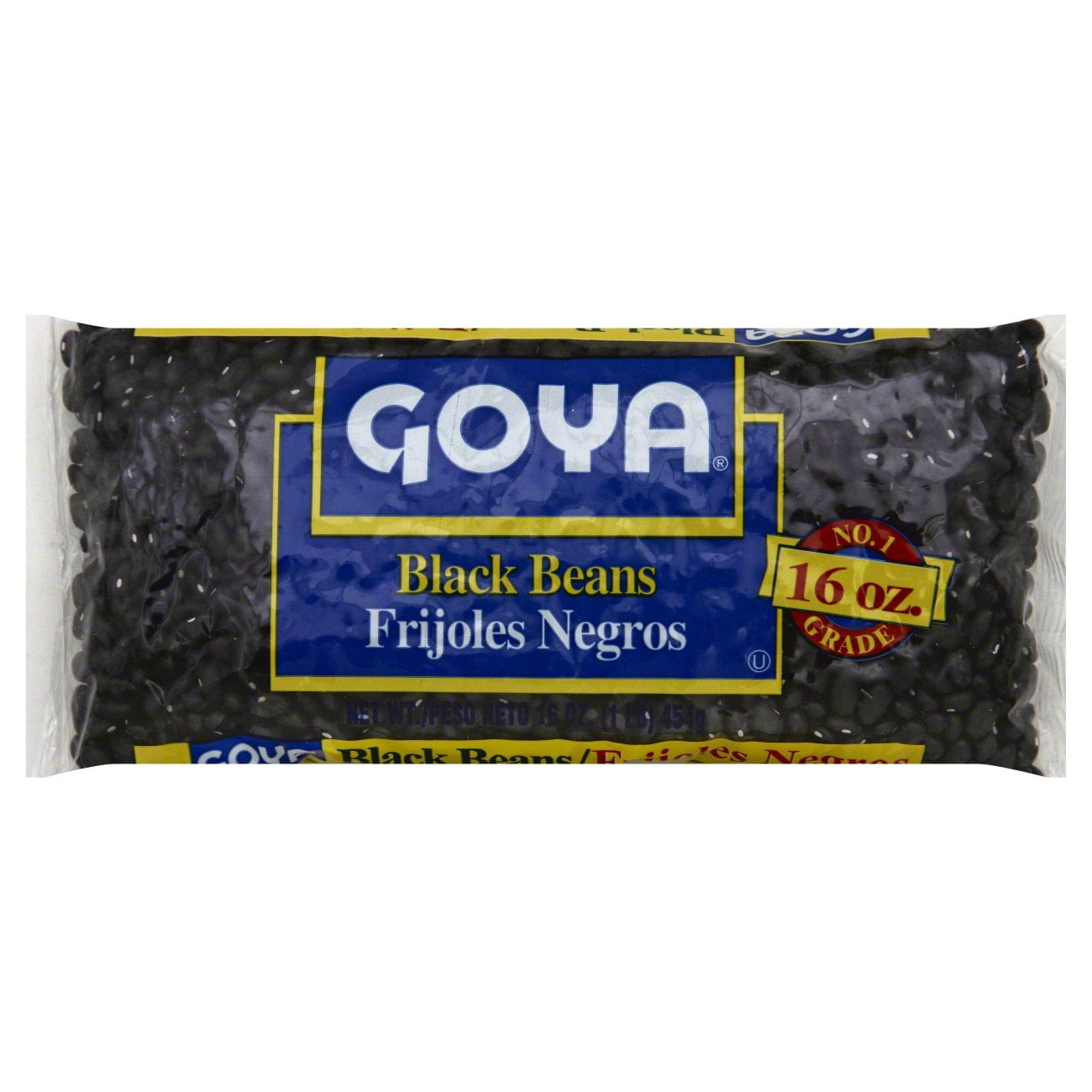 Pack of 4 Goya Black Beans - 1 lb - Package may vary - Walmart.com