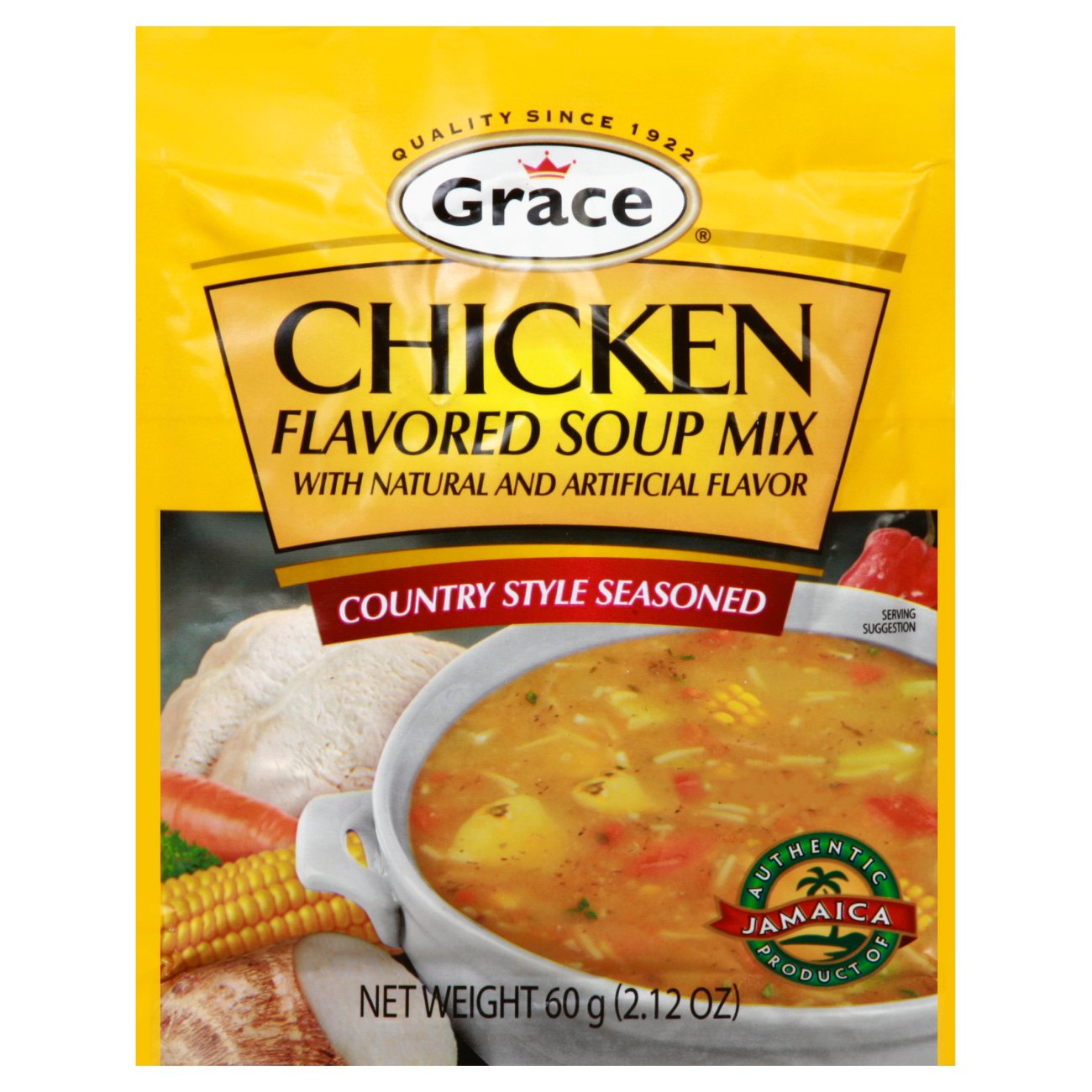 Pack of 4 Grace Chicken Flavored Soup Mix - 2.12 oz - Package may vary ...